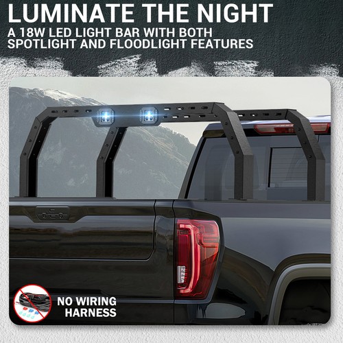 Overland Bed Racks Cargo Carrier for 07-25 Chevy Silverado 1500 &GMC ...