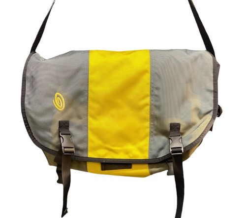 Timbuk2 Messenger Bag Size Medium Yellow Green Crossbody Padded Strap ...