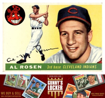 1955 Topps Al Rosen 70 Cleveland Indians | eBay