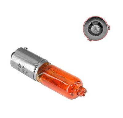 AMPOULE 12V 21W BAX9S H21 ORANGE ERGOT DECALE VOITURE MOTO CLIGNOTANT ...