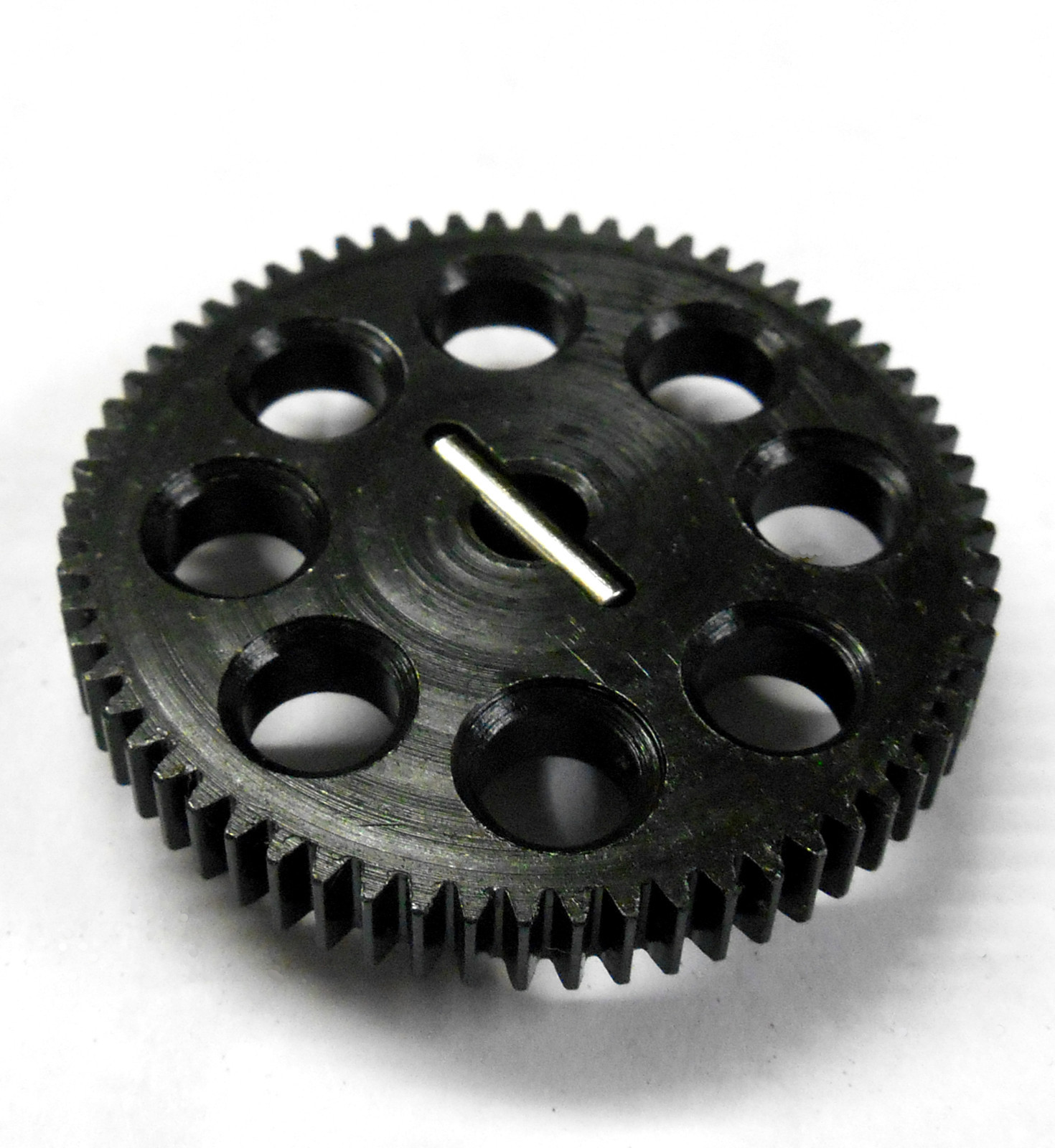 0.6 Module 0.6M 64T 64 Teeth Tooth Metal Gear EP 1/10 Black 9mm Wide ...