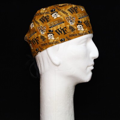 Wake Forest University Logo All Over Theme Scrub Hat | eBay