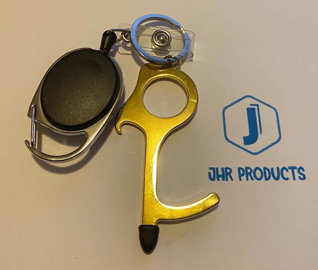 2 PACK Touchless Door Opener Tool -Clean Key Retractable Tool | eBay