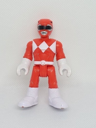 Fisher Price Imaginext RED POWER RANGER Mighty Action Figure - 3" | eBay