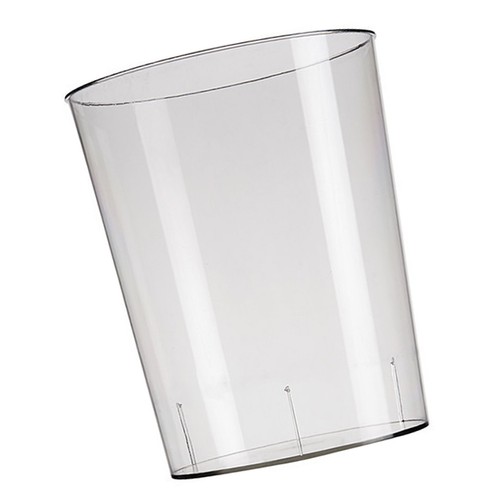 Transparent Sanitary Barrel Trash Can for Office Small Waste Basket ...