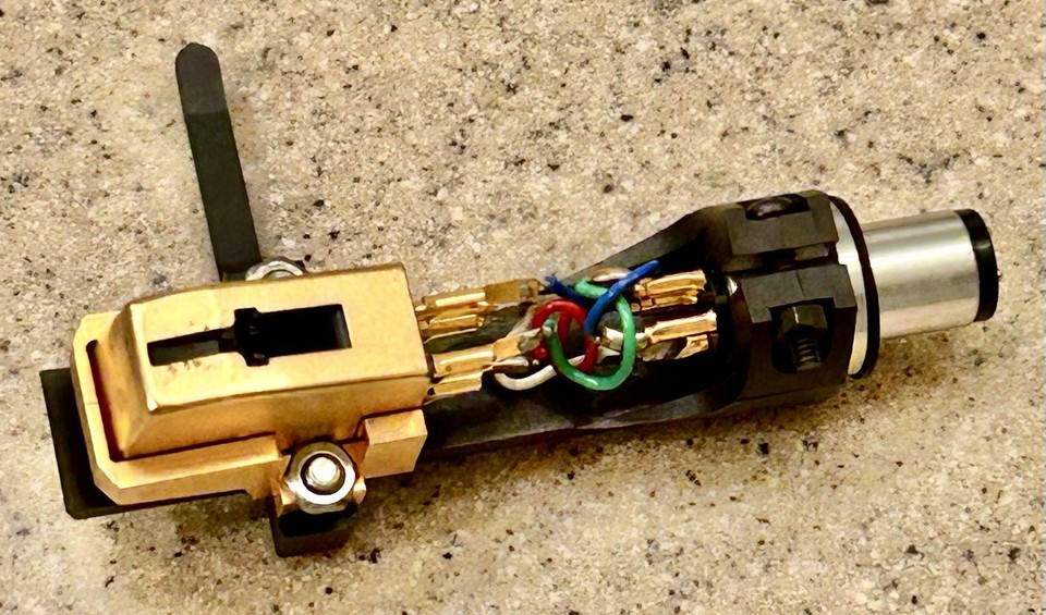 AUDIO TECHNICA SIGNET TK7LCA CARTRIDGE SANS STYLUS AZIMUTH HEADSHELL ...