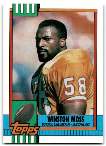 1990 Topps Winston Moss Tampa Bay Buccaneers #415 | eBay