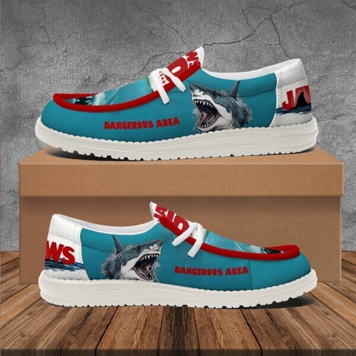 Jaws Custom Hey Dude Shoes | eBay