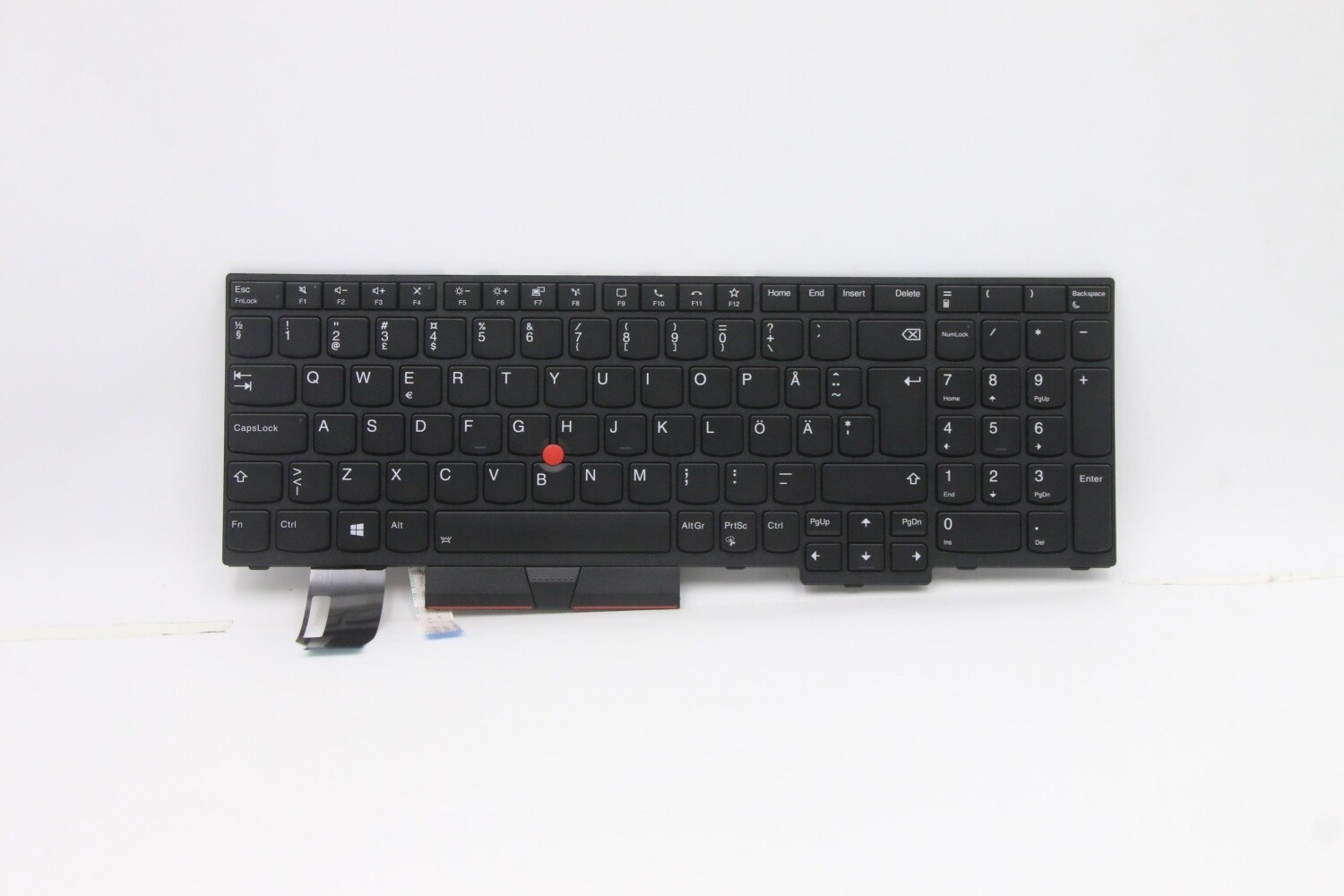 Original 5N20V78928 Lenovo Thinkpad Keyboard Swedish Finnish Backlight ...