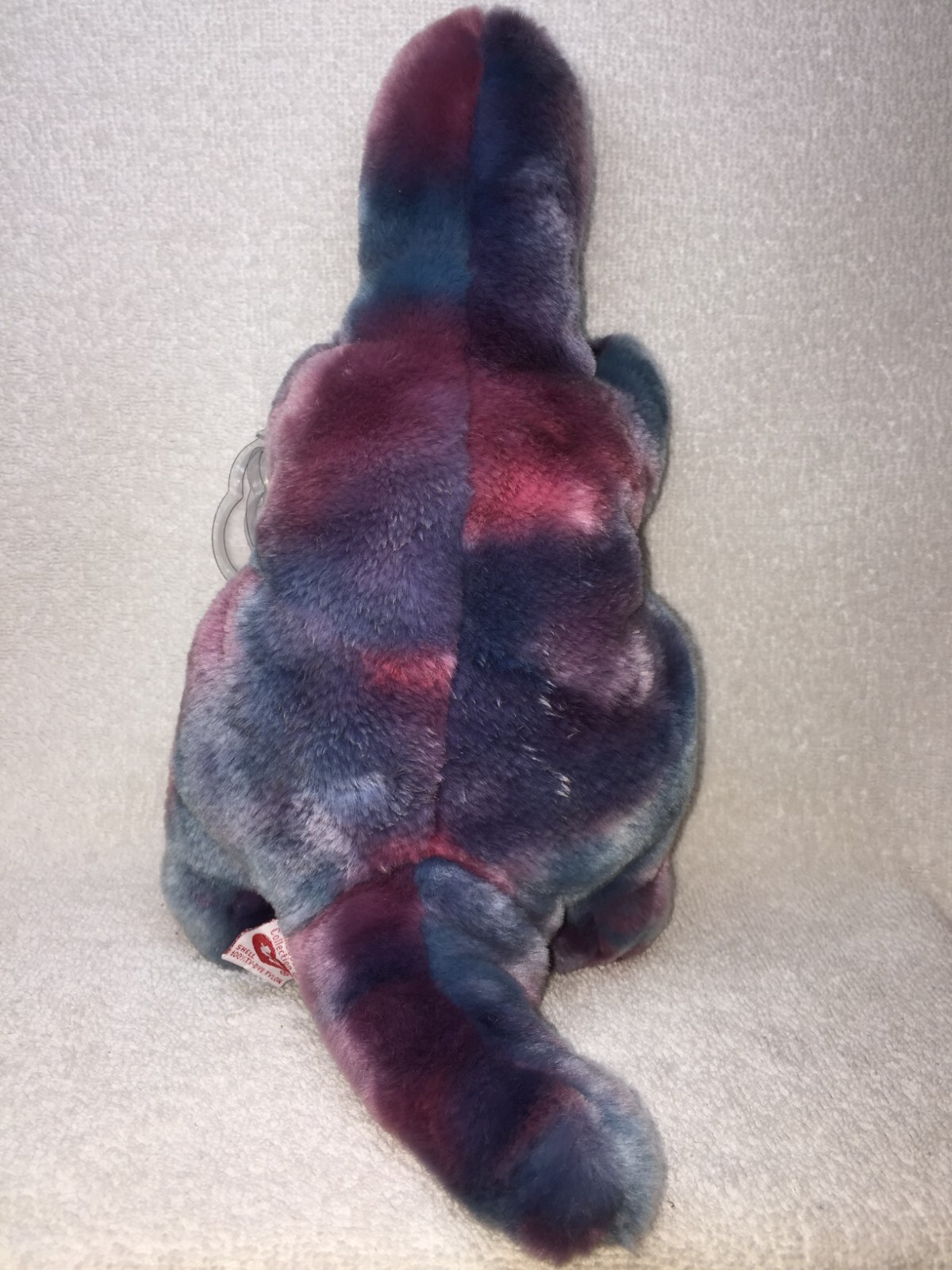 Stuffed Ty Beanie Baby Buddy Rex Tie-Dye Dinosaur 11” Plush 1999 ...
