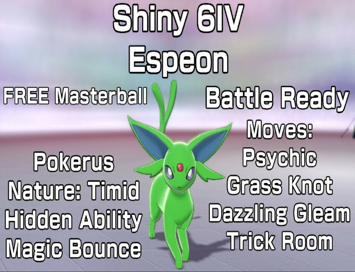 Shiny Espeon Pokemon Espeon EX Single Card Ace Cards Sdn Bhd