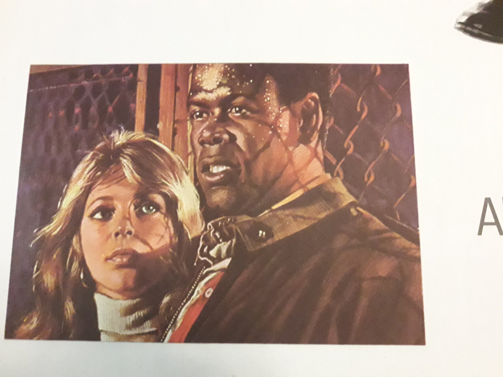 L'HOMME PERDU Affiche cinéma 60x80 AURTHUR, SIDNEY POITIER, JOANNA ...