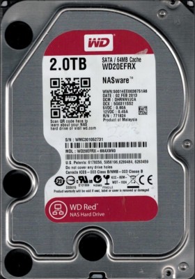 Western Digital WD20EFRX-68AX9N0 2TB NAS DCM: DHRNNVJCA | eBay