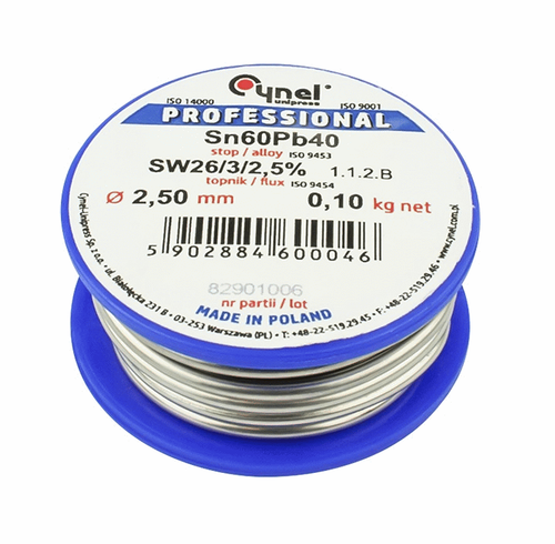 New 100g 2.5mm Sn60 Pb40 Tin Lead Soldering Silver Solder Iron Wire ...