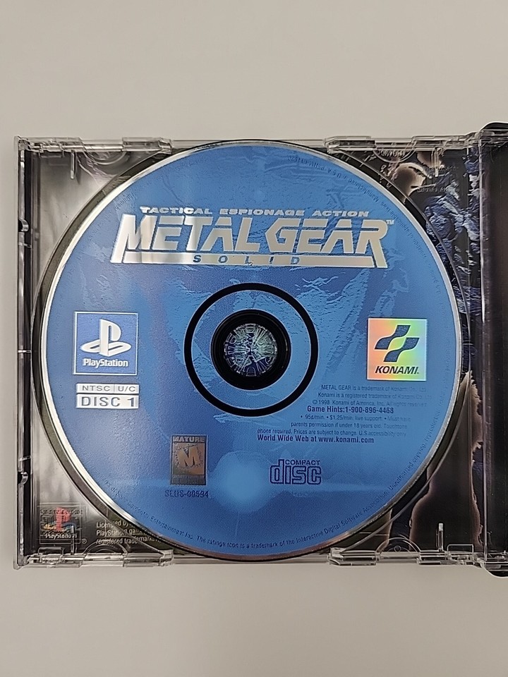 Metal Gear Solid PS1 PlayStation 1 Complete CIB 83717170310| eBay