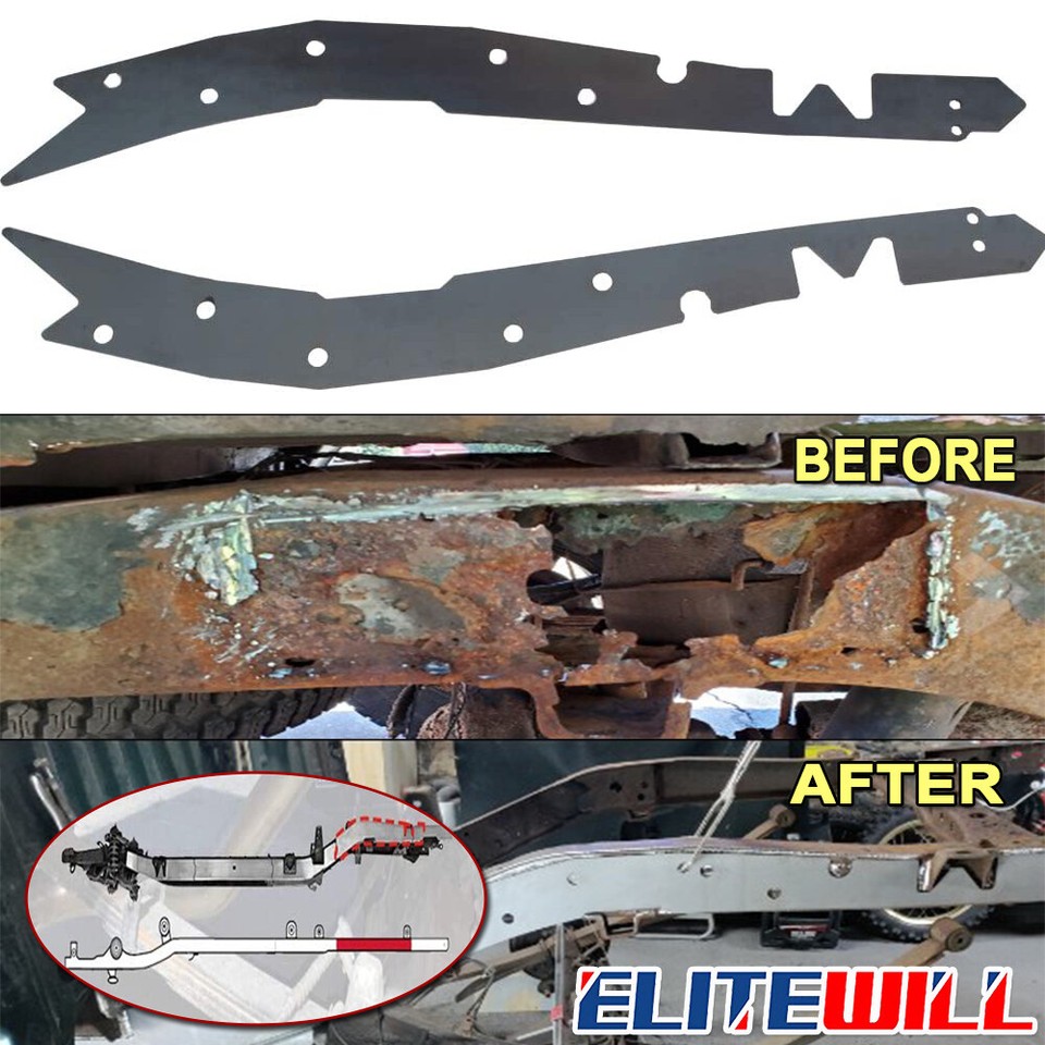 Mid Frame Rust Repair Kit + Frame Rust Repair Plate For Tacoma 96-04 ...