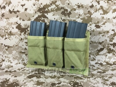 FLYYE RAV Triple 5.56/7.62 Mag Pouch (Khaki) FY-PH-M005-KH | eBay