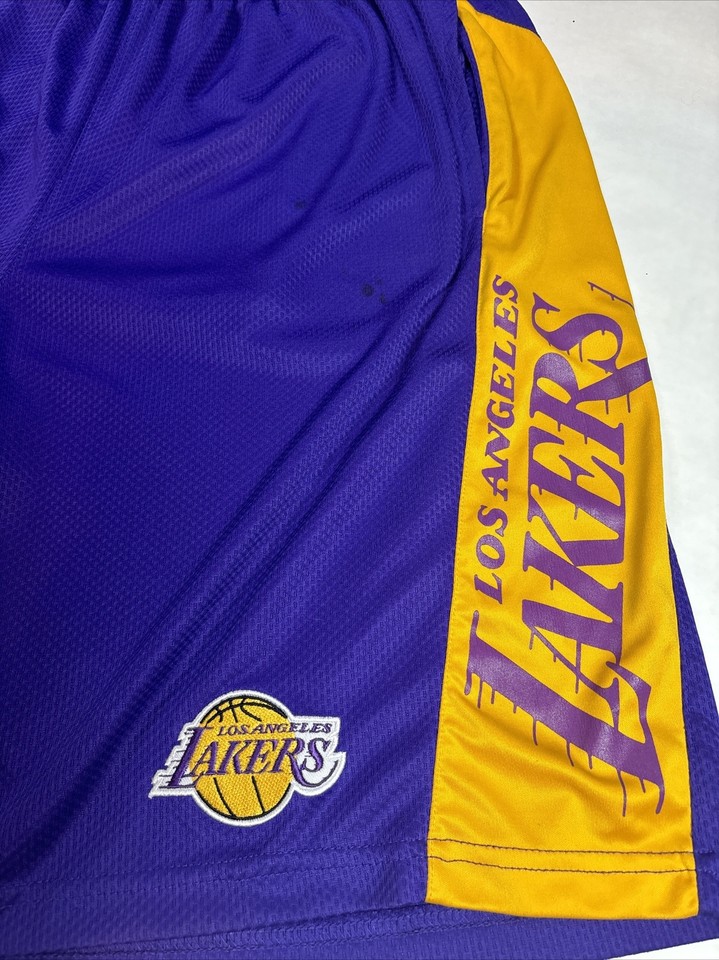 Los Angeles Lakers Basketball Shorts Mens Size XL NBA Fanatics Pockets ...