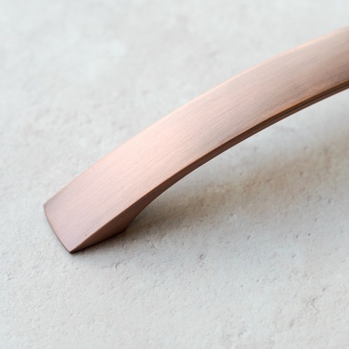 Copper Kitchen Cupboard Handle Brushed Rose Gold 160mm Centre Door ...