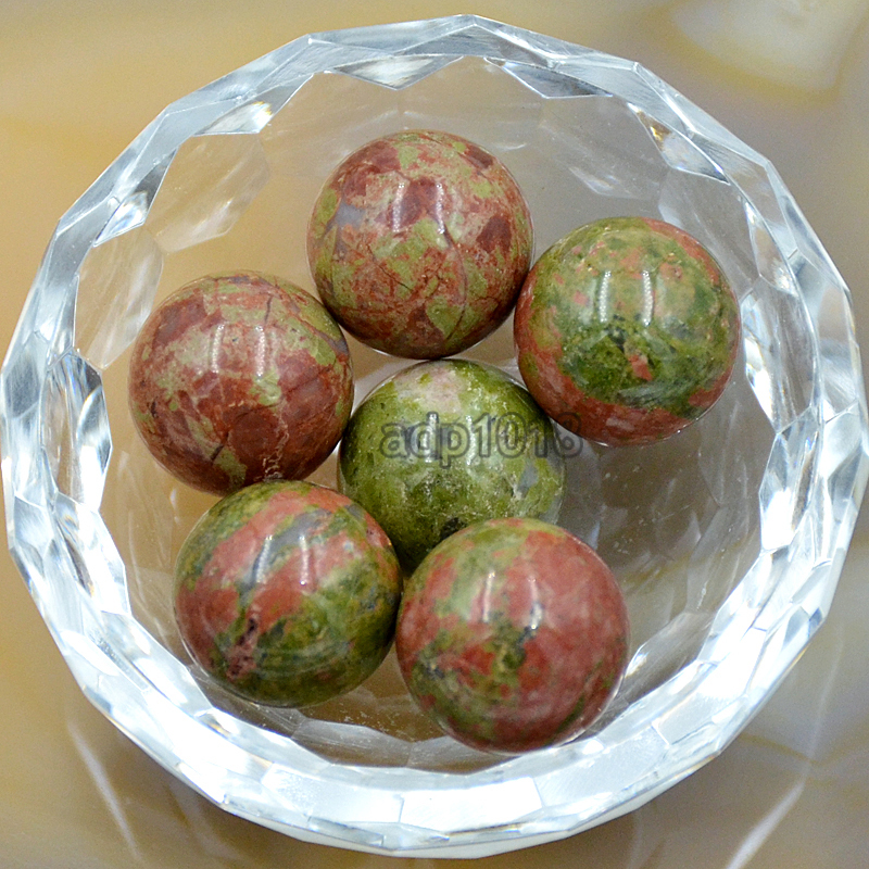 16mm Natural Gemstone Round Ball Crystal Healing Sphere Rock Stones ...