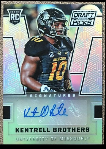 Kentrell Brothers 2016 Panini Prizm Draft Picks Autograph Silver Rookie ...