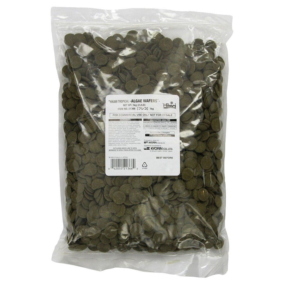 HIKARI ALGAE WAFERS 20g 40g 82g 250g 1kg CATFISH PLECO WAFER TROPICAL ...