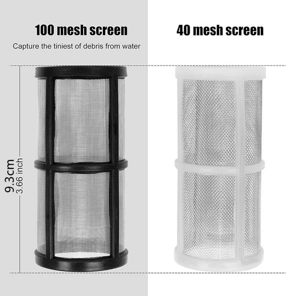Inline Water Filter Debris Filter 3/4 Inch GHT Dual Mesh Screens for ...