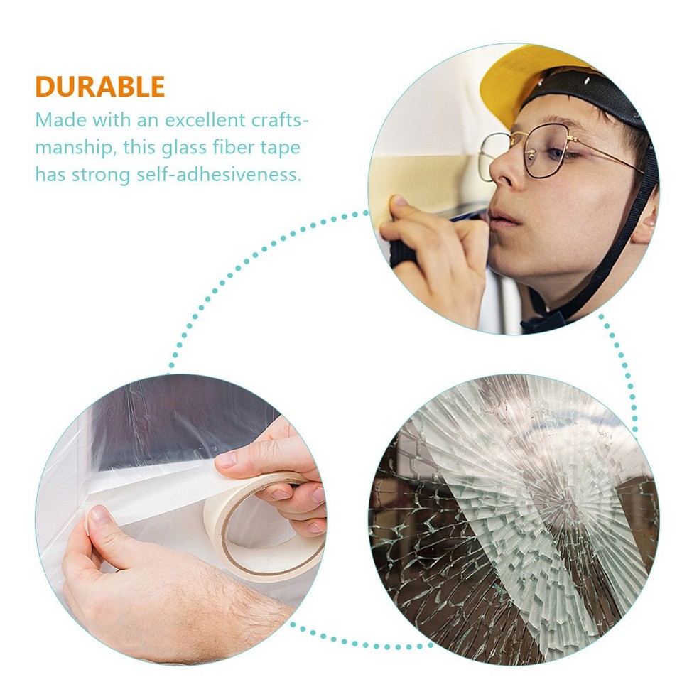 1 Roll Transparent Strapping Tape Reinforced Fiberglass Tape Packaging ...