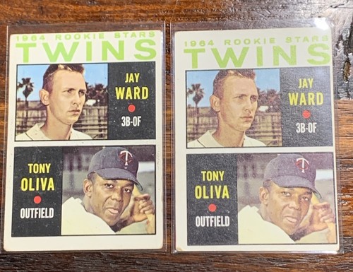 LOT OF (2) 1964 Topps Tony Oliva 116 Rookie Cards RC | eBay