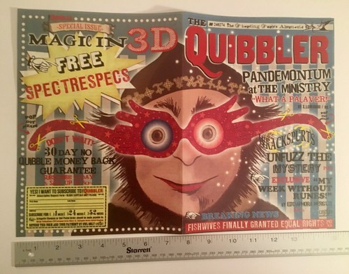 Quibbler Handmade HARRY POTTER Cover For Luna Lovegood Fan Prop | eBay
