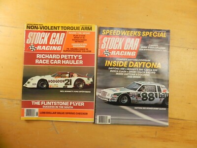 Stock Car Racing Magazine Lot of 2 from 1982 | eBay