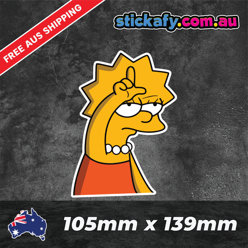 Lisa Loser Sticker Funny Laptop Car Window Bumper 4x4 Ute JDM Decal 4wd ...
