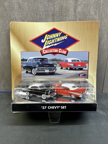 E1 Johnny Lightning "Members Only" Collector Club '57 Chevy Set 1:64 ...