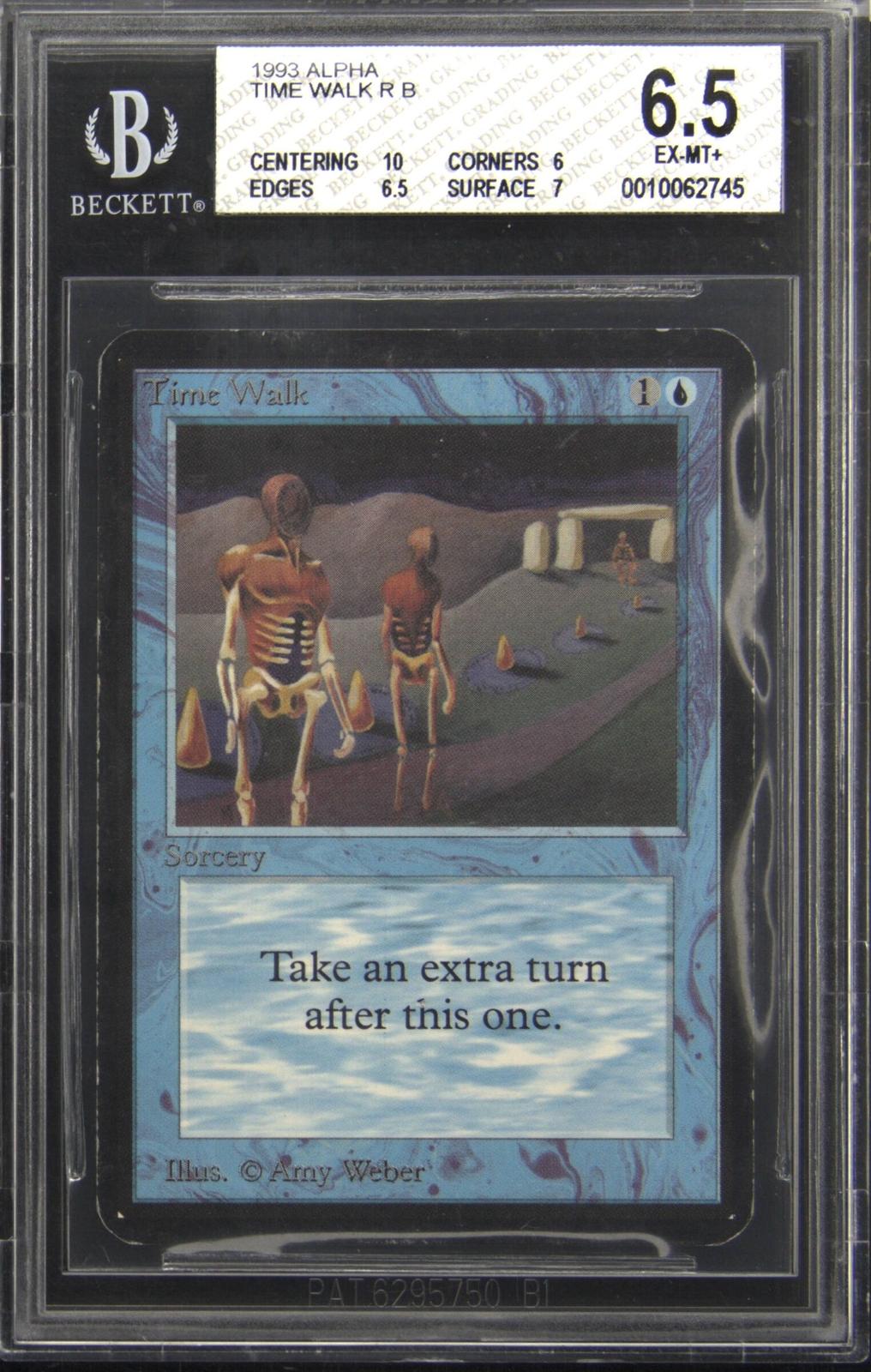1993 MAGIC: THE GATHERING ALPHA TIME WALK BGS 6.5 | eBay