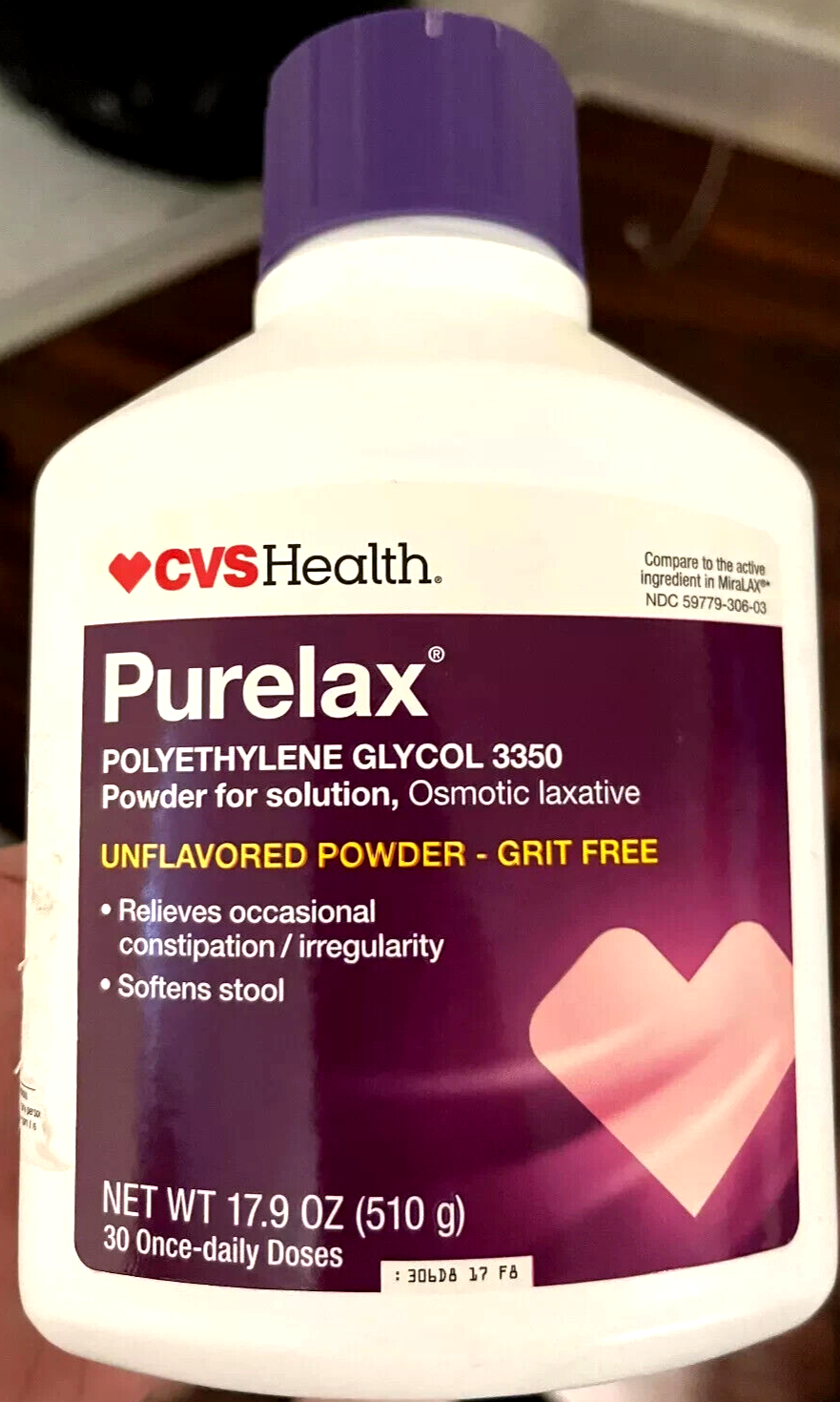 purelax polyethylene glycol 3350 30 once daily doses Exp 07/2026 | eBay