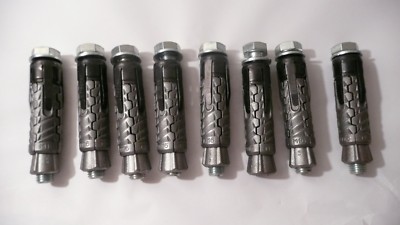 NEW LOT OF 8 FISCHER THREADED BOLTS WITH ANCHORS M16 | eBay