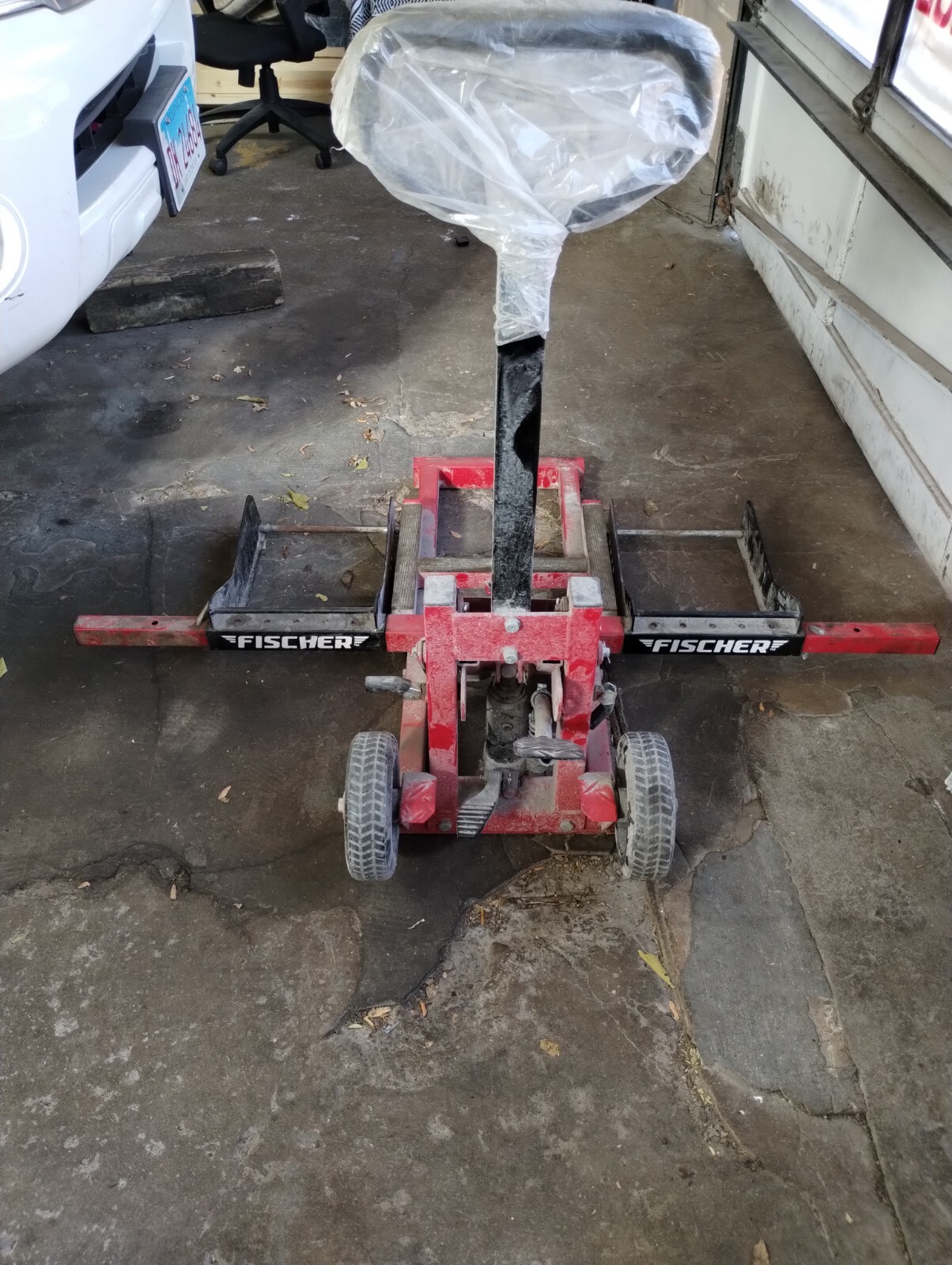 FISCHER 750 lb. Heavy Duty ATV/Mower High Lift Jack, RED | eBay