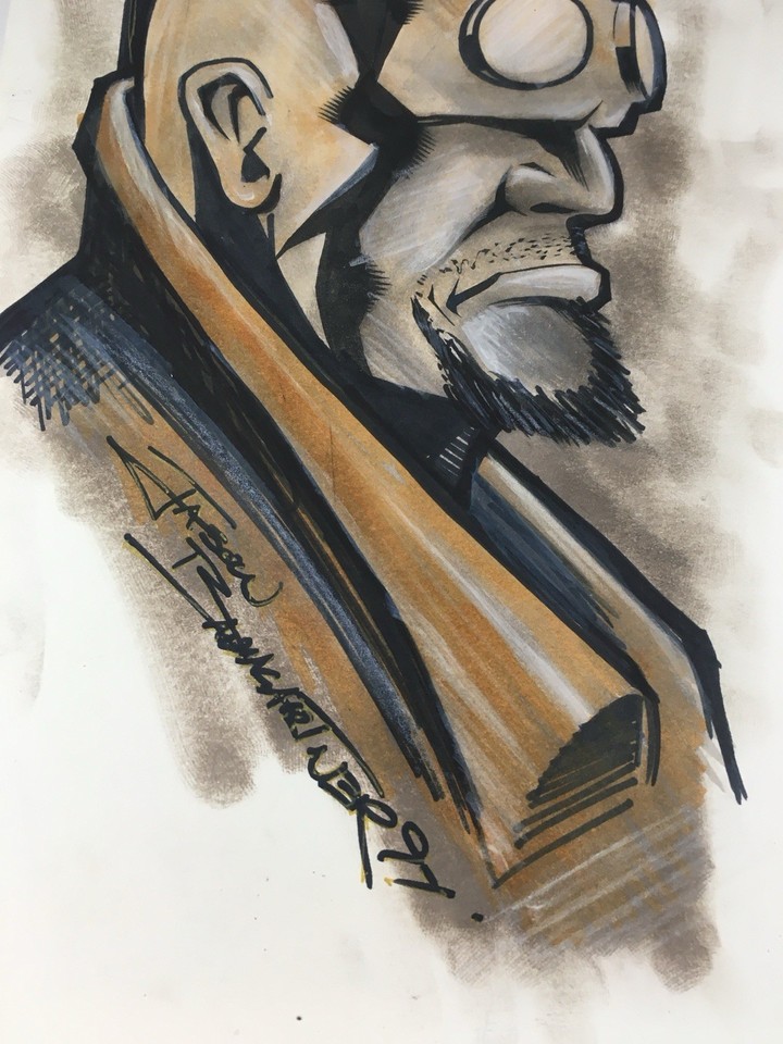 Jason Baumgartner, original Comic Art, Hellboy painting. Hellboy movie ...