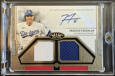 Dodgers Freddie Freeman: 2024 Topps Cert. Auto & 2011 Rookie Card PSA10 ...