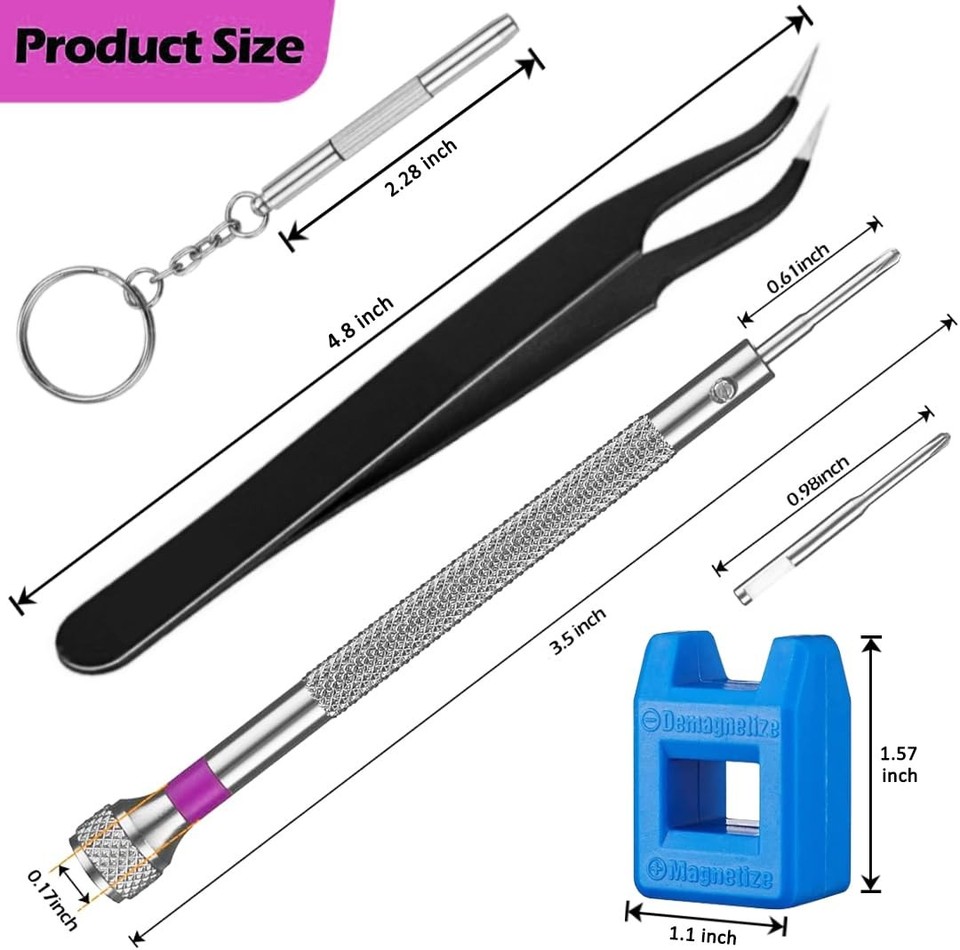 13 Pcs Jewelers Screwdrivers Set Micro Precision Watchmaker ...