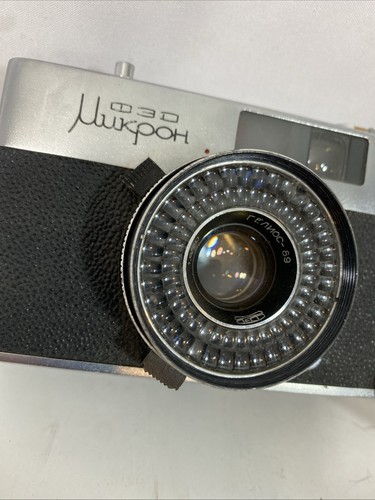 Vintage USSR CCCP Film Camera FED Mikron Gelios-89 Lens 1.9/30 | eBay