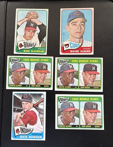 Vintage 1965 Topps Baseball Lot 10 Commons Excellent condition | eBay