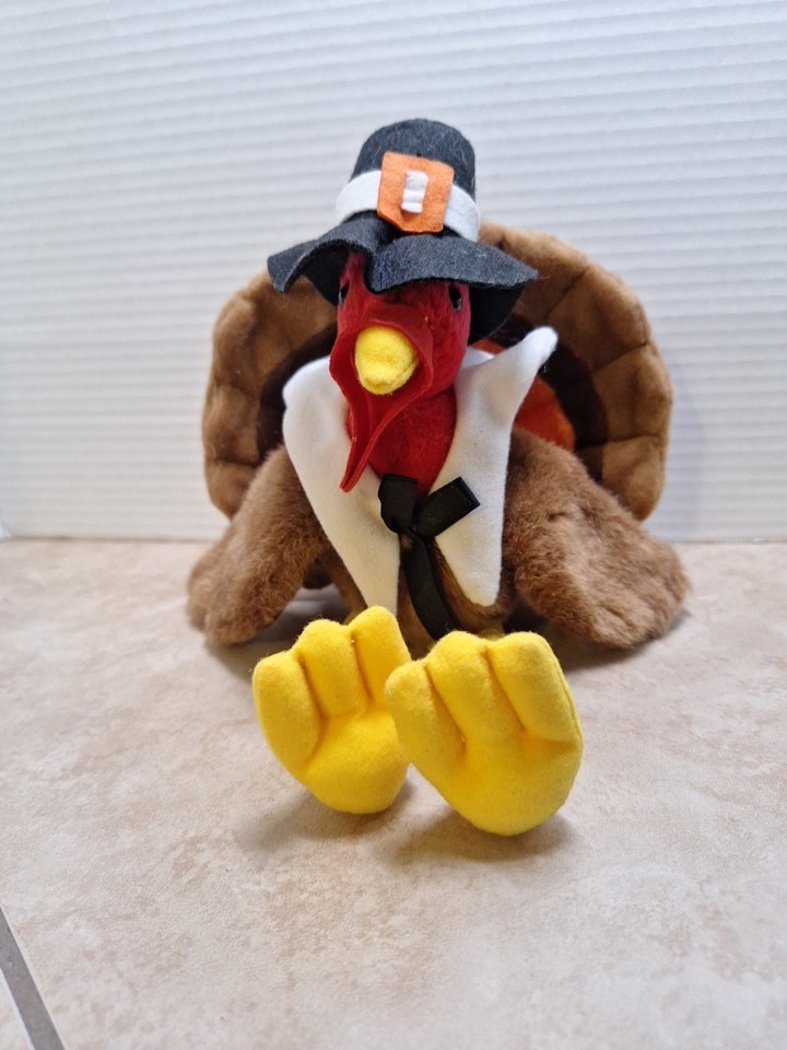 People Pals Pilgrim Turkey Plush Stuffed Animal Decor Autumn Fall ...