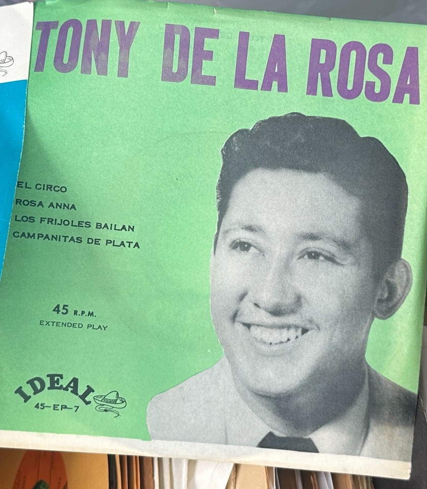 Latin 45 LOT Tejano Tex Mex Orquesta IDEAL EP Isidro Lopez Tony De La ...