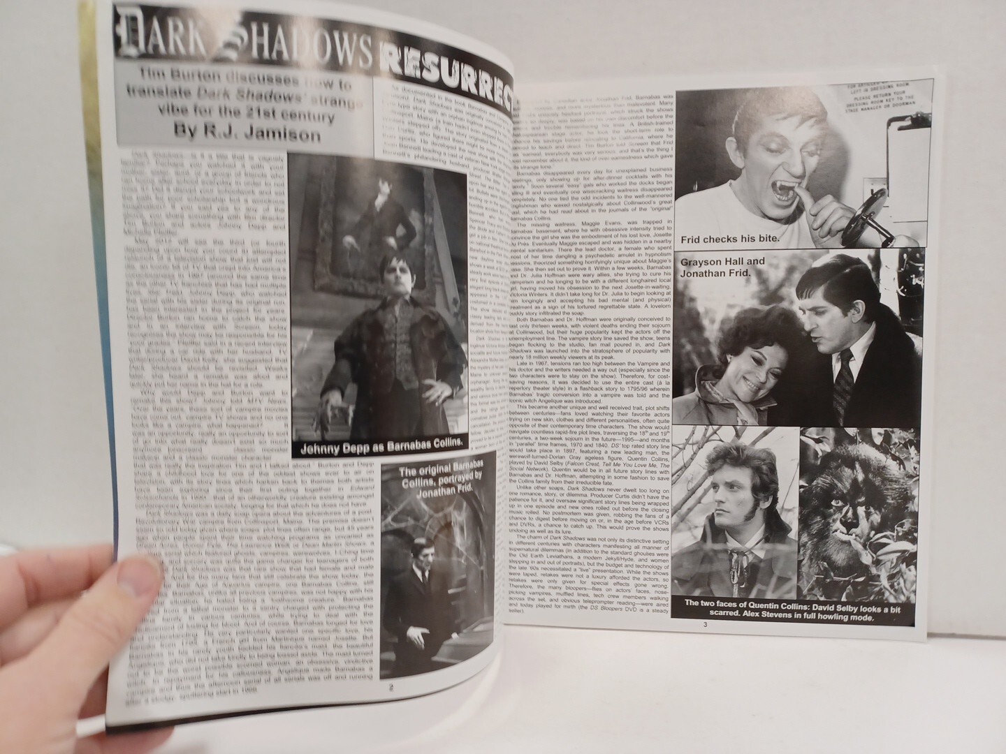 Screem magazine #24 Dark Shadows Lara Parker PX Comic Shop Limited ...