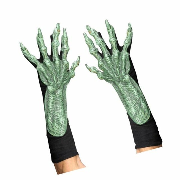 Evil Witch Old Hag Hands Claws Scary Adult Halloween Costume Gloves for ...