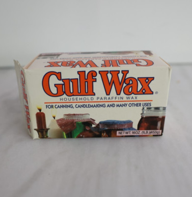 NEW Gulf Wax Household Paraffin Wax 1 Lb. Canning Sealing Jars Candles ...