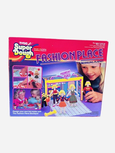 Vintage Toy Playset Tyco Super Dough Fashion Place Modeling 1989 Retro ...