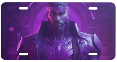 Cyber Punk Cyborg Male License Plate 6 X 12 Inches Aluminum New | eBay