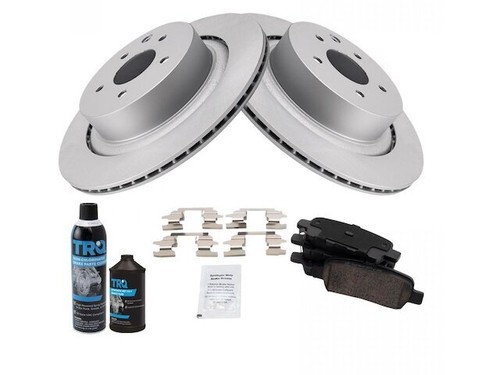 For 2008-2013 Infiniti G37 Brake Pad and Rotor Kit Rear 21784TQRD 2010 ...